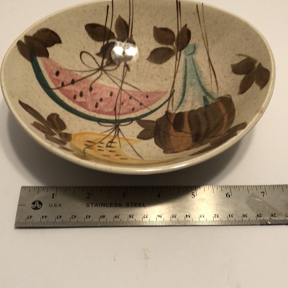 Red Wing | Dining | Red Wing Hand Painted Serving Bowl Circa 95 | Poshmark